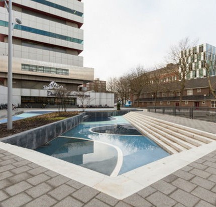 12 Water square Benthemplein Rotterdam – De Urbanisten foto Joannes Odé ...